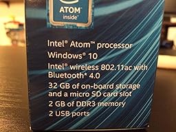 Amazon.com: Intel Compute Stick CS125 Computer with Intel Atom x5 ...