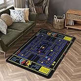 Amazon.com: Classic Arcade Games Rug Retro 90s Arcade Theater Style ...