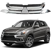Amazon.com: munirater Front Upper Mesh Grille Grill Strip Trim Black ...