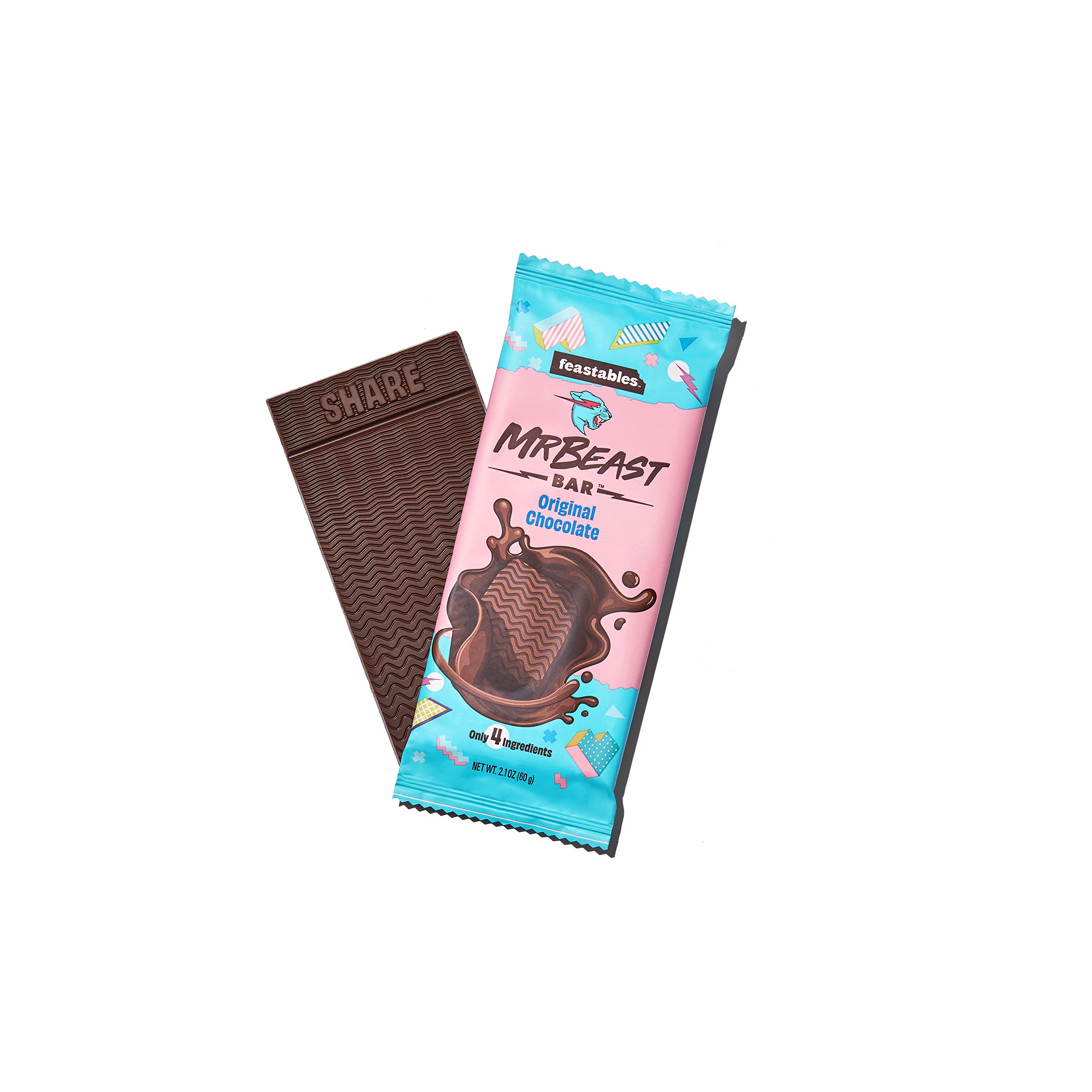 Mua Feastables MrBeast Original Chocolate Bars - Made with Organic Cocoa. Plant Based with Only ...