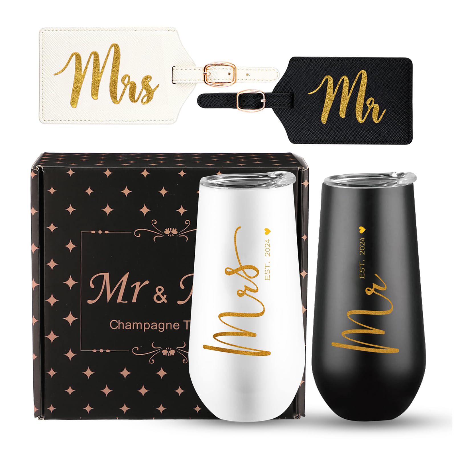 DHQH 2024 Newlywed Engagement Gifts for Couples, Ms and Mrs Gifts for ...