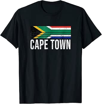 Amazon.com: Cape Town South Africa Vintage Retro T-Shirt Vacation: Clothing