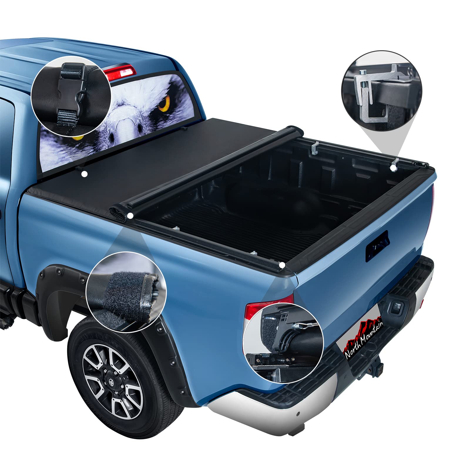 Mua North Mountain Soft Roll Up Truck Tonneau Cover for Ford Ranger 6ft ...