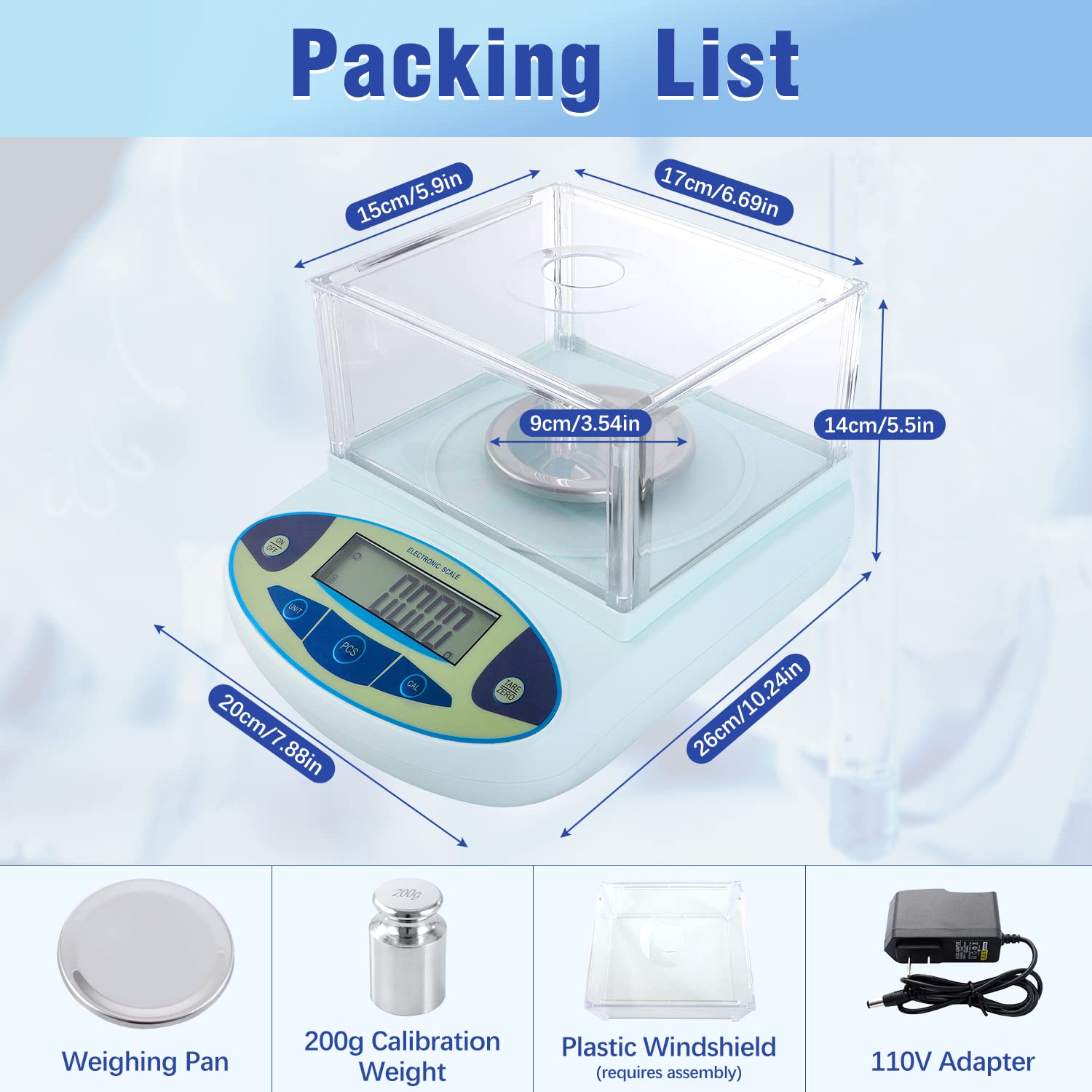 Mua FOUR E'S SCIENTIFIC Lab Scale 500g x 0.001g Accuracy - High ...