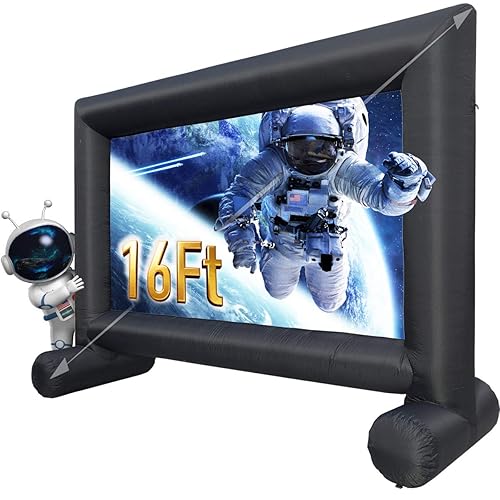 Sewinfla 20Ft Inflatable Movie Screen Outdoor- Front and Rear ...