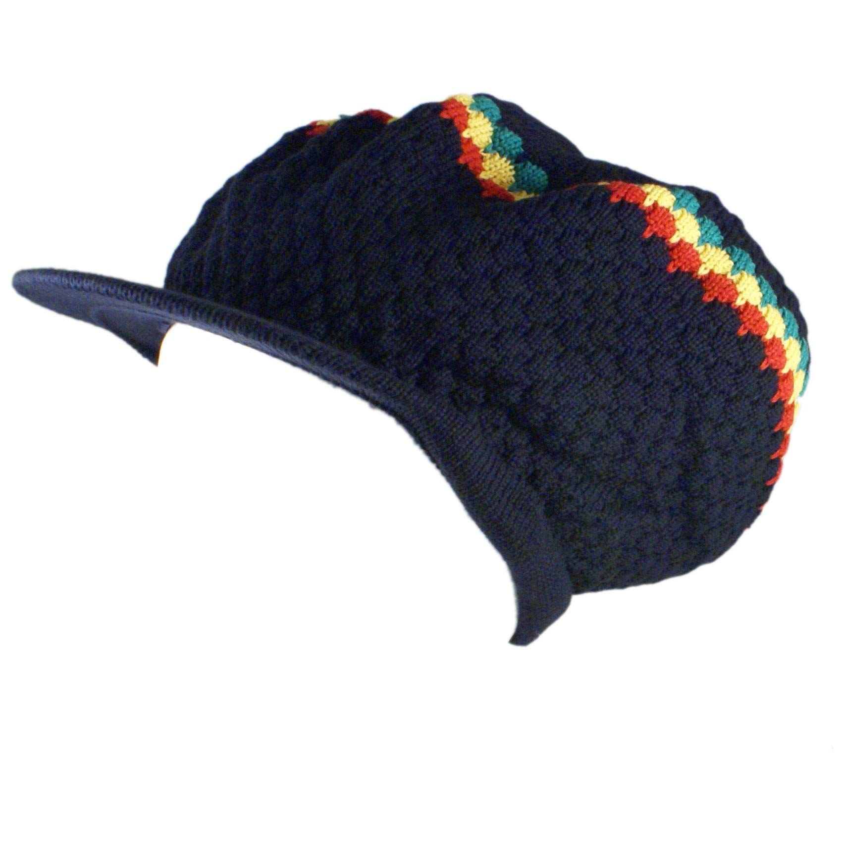 Buy SSK Rasta Knit Tam Hat Dreadlock Cap. Multiple Designs and Sizes ...