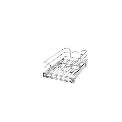 Rev-A-Shelf 12 in. Base Cabinet Pull-Out Chrome Wire Basket in Nepal at ...