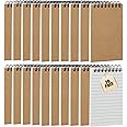 Amazon.com : WAVAMAWA Small Spiral Notebooks 3x5 inch Pack of 20 little ...