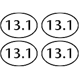 Amazon.com - 4 Pack 26.2 Marathon Running Sticker Bumper Sticker Oval 5 ...