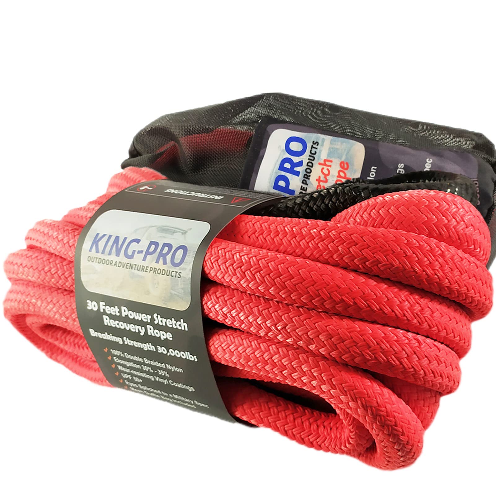 Mua KING-PRO Kinetic Recovery Rope 7/8“x30' Towing Rope 30,000lbs ...