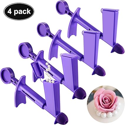 Amazon.com: 4 Pieces Plastic Pearl Applicator, 2 Sizes Cake Pearl ...