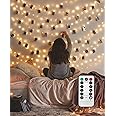 Amazon.com : Photo Hanging Clips String, 50 LED Photo Clips String ...