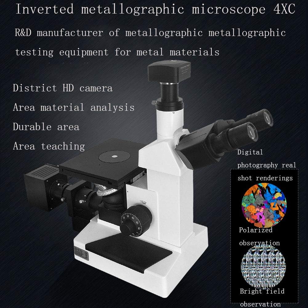 Huang 40X-1000X Magnification,4XC Trinocular Inverted Metallographic Microscope Optical ...