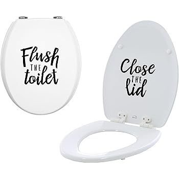 Please Flush The Toilet After Use Warning Sign Sticker Decal Design 6 ...
