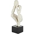 Amazon.com: Deco 79 Polystone People Decorative Sculpture Crouching ...