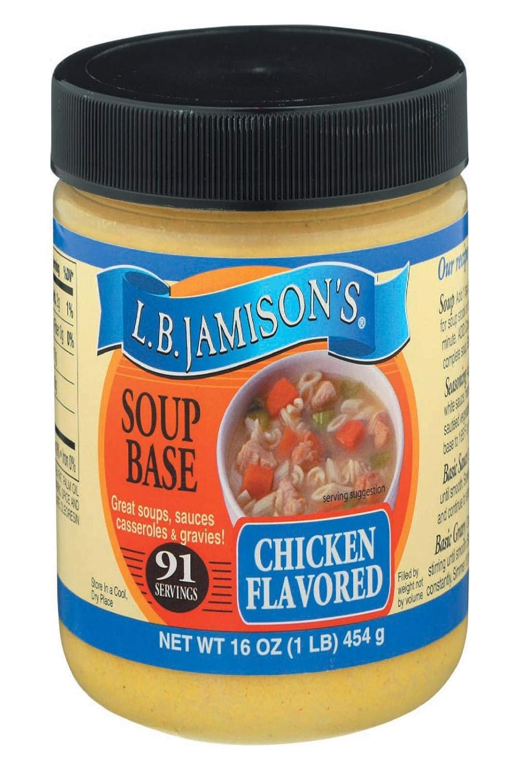 Amazon.com : Lb Jamison Soup Base Chicken, 16 oz : Grocery & Gourmet Food