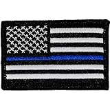 Amazon.com: JBCD 2 Pack American Thin Blue Line Flag Patch USA Police ...