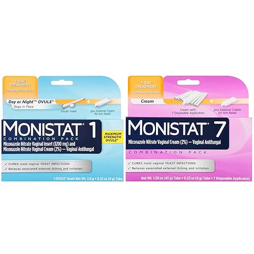 Monistat 1-Day Yeast Infection Treatment | Ovule + Itch Cream ...