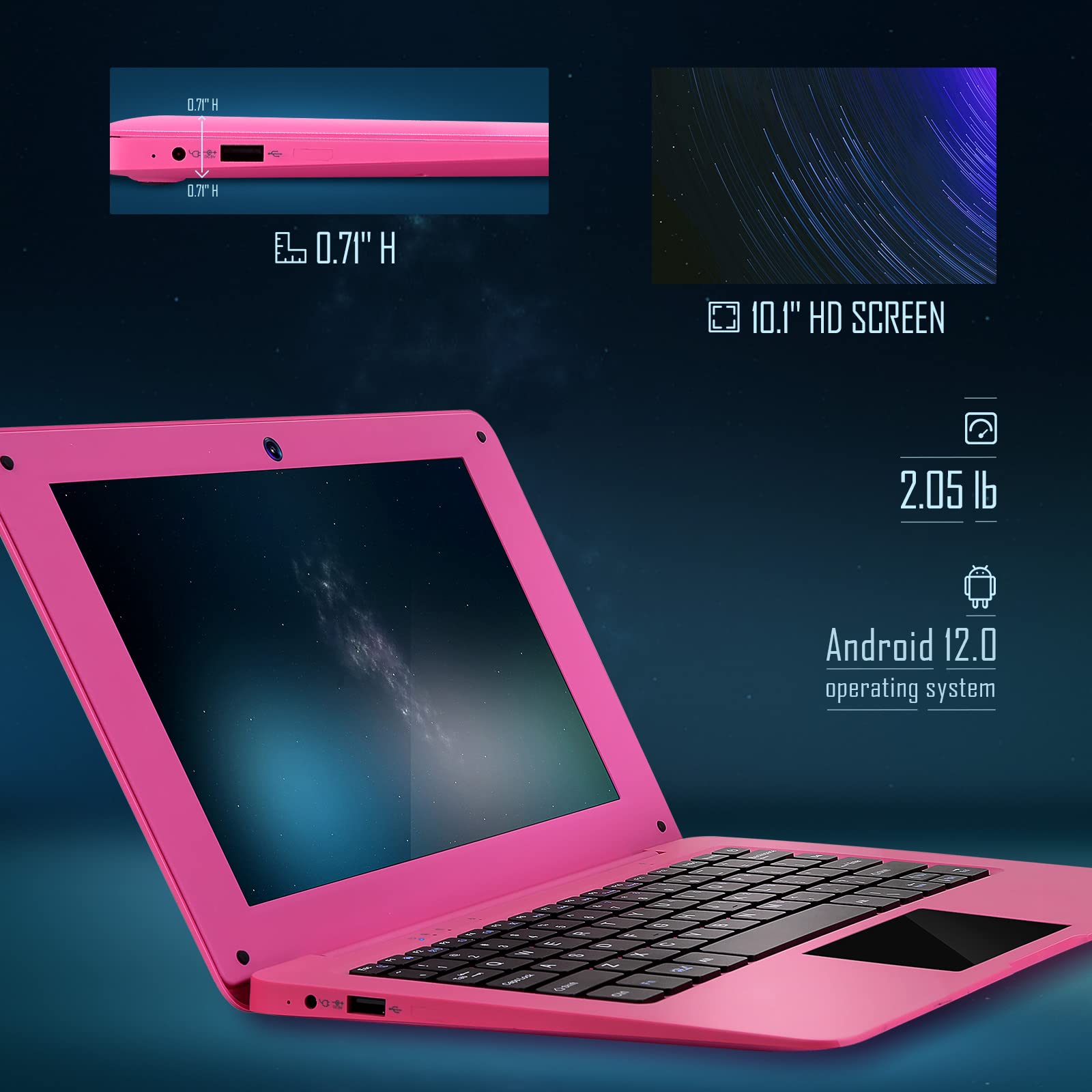 Mua Laptop Computer(10.1 inch), Quad Core Powered by Android 12.0 ...