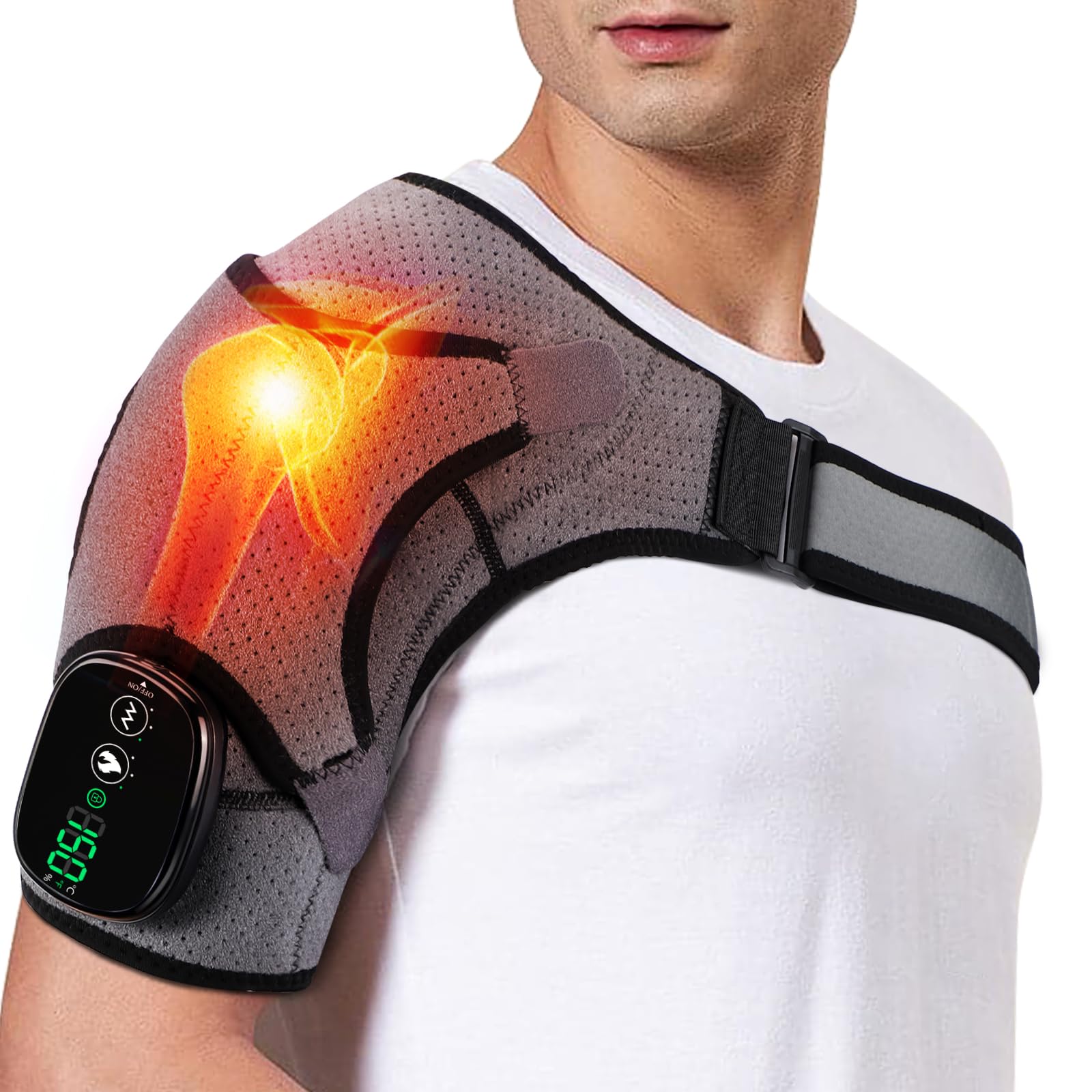 ERHIVORA Shoulder Heating Pads for Shoulder Pain, Frozen Shoulder Brace ...