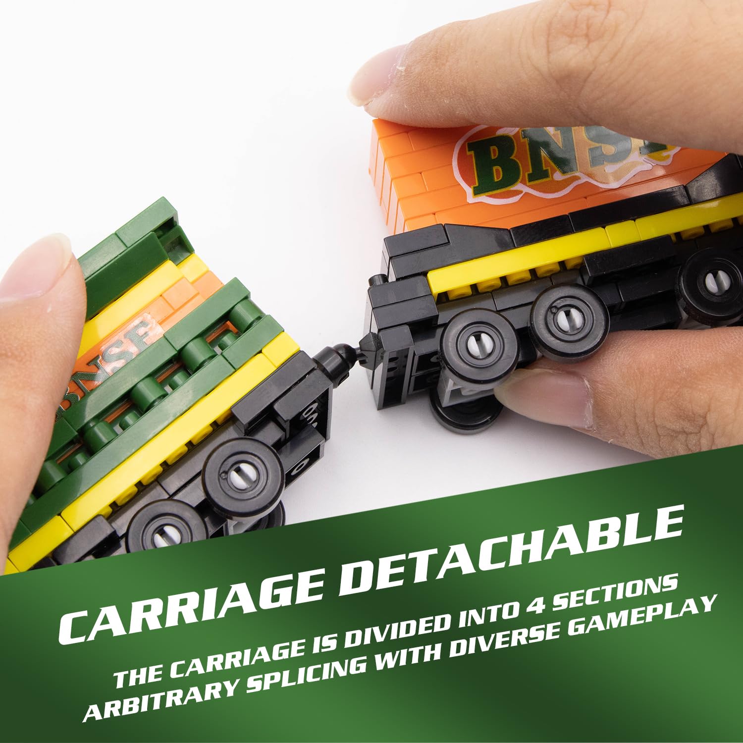 Mua Train Building Blocks Sets STEM Model Toys Building Mini Micro ...