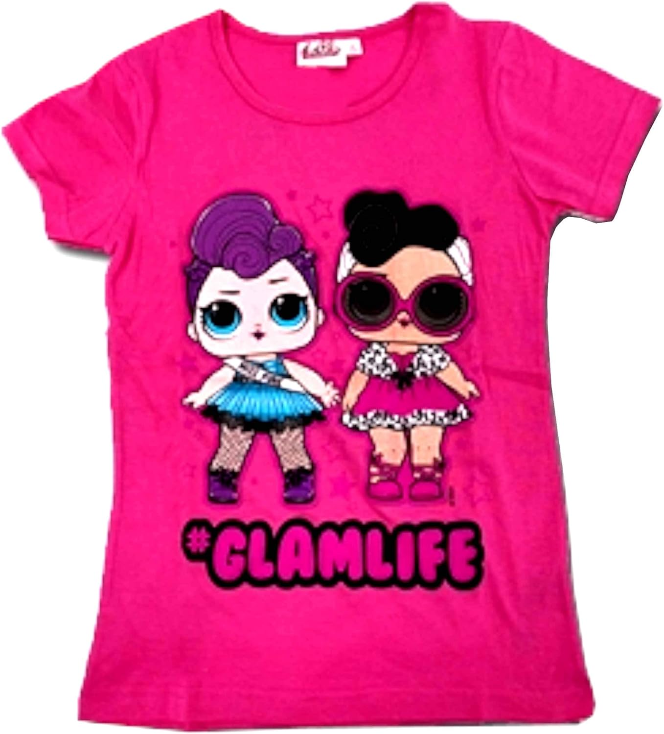 LOL Surprise Girls Cotton Tshirt: Amazon.co.uk: Clothing