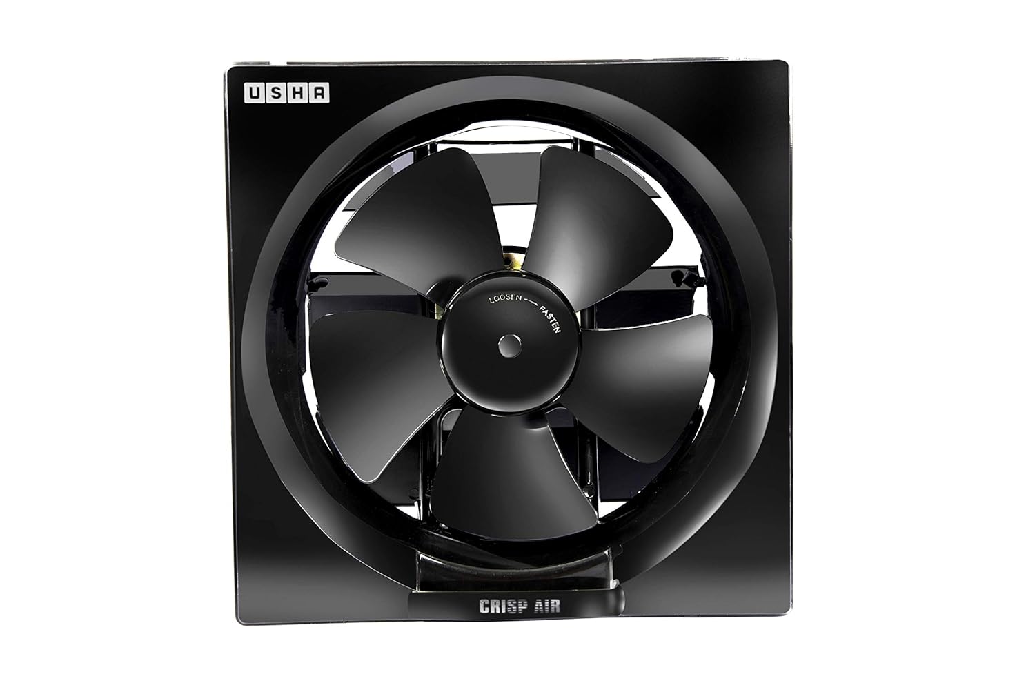 Buy Usha Crisp Air 150mm Sweep Size, 175mm Duct Size Exhaust Fan (Black ...
