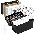 Amazon.com : 3"x5" Index Card Holder Set, Index Card Box Organizer ...