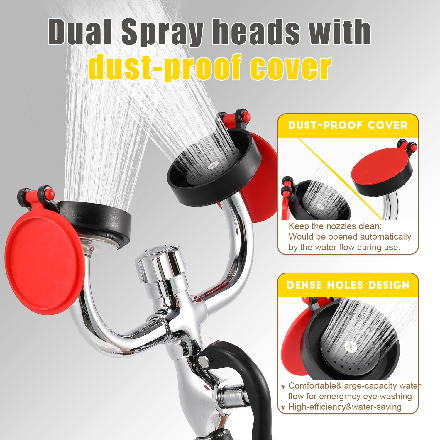 Mua CGOLDENWALL Eyewash Station Drench Hose Eye Wash Station Handheld ...