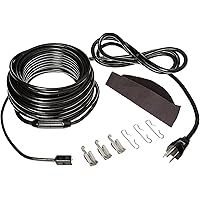 Amazon.com: RC120 Electric Roof Cable Kits, 120V x 600W x 120Ft, Black ...