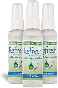 Amazon.com: Refresh Liquid Wipe: Toilet Paper Spray. Eco-Friendly Wet ...