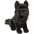 Amazon.com: Douglas Vilkas Black Wolf Plush Stuffed Animal : Toys & Games