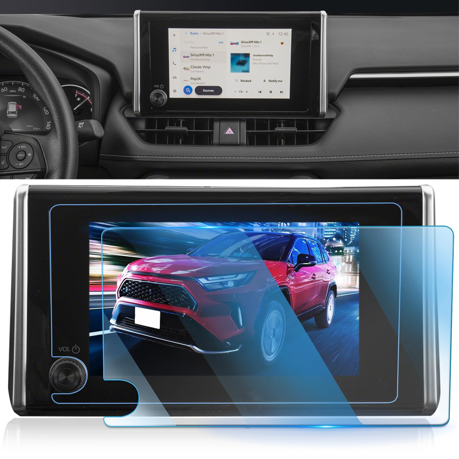 Mua WEIPIN 8" Car Screen Protector for 2023-2024 Toyota Rav4 ...