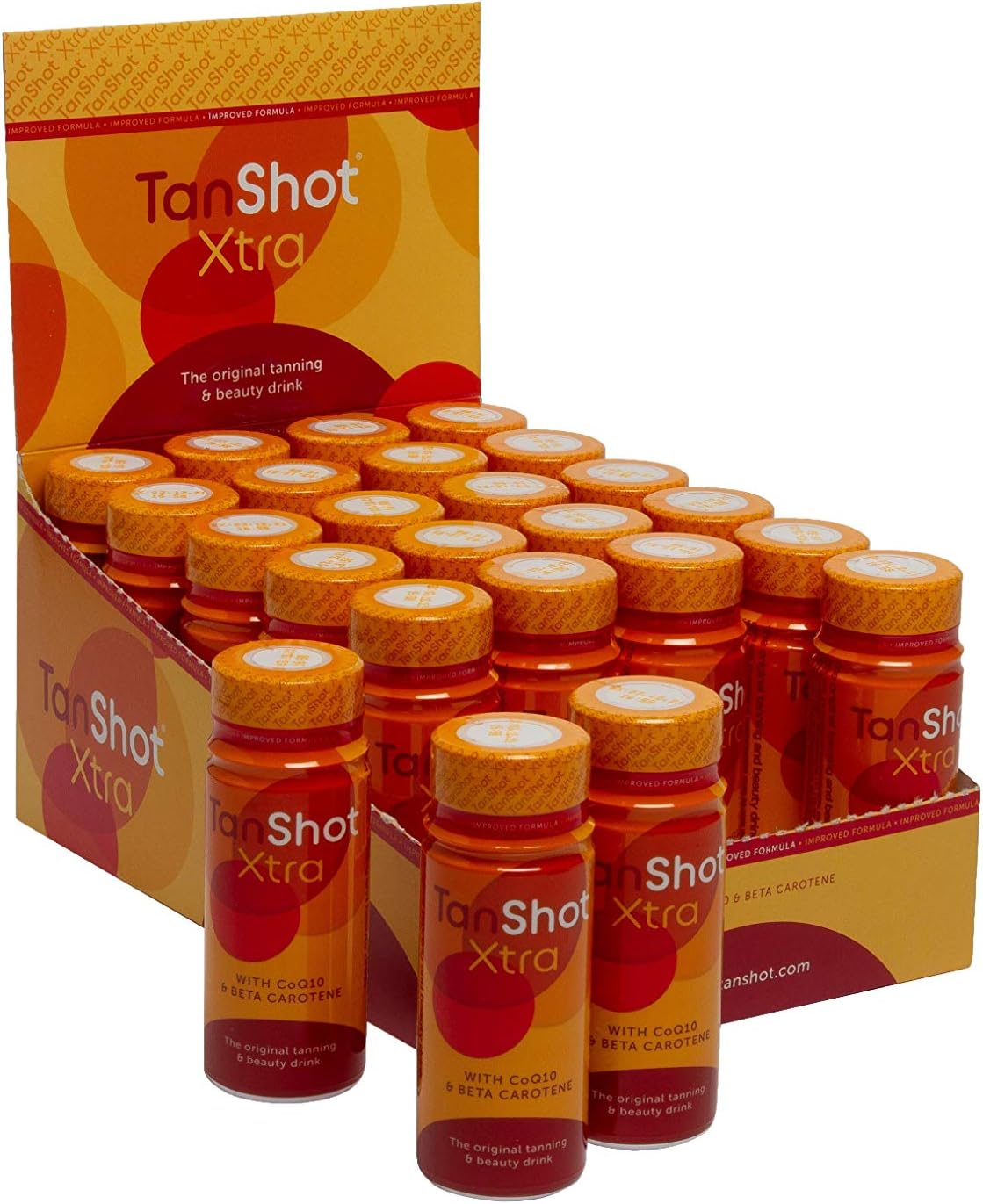 Tanshot Tanning & Beauty drink (24 bottles + display box): Amazon.co.uk ...