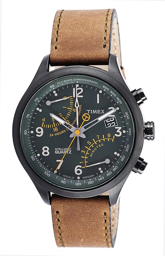 Timex-T2P381 Men's Watch, Quartz Chronograph, Stopwatch/Luminous Hands ...