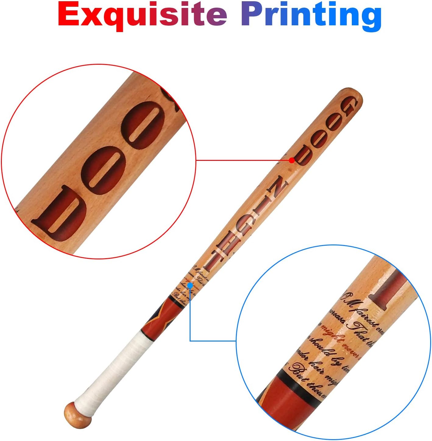 Eilsorrn 28 inch Baseball Bat, Solid Wood Baseball Bat for Women Girls ...