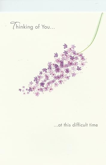 Thinking of you at this difficult time with kind thoughts, caring ...