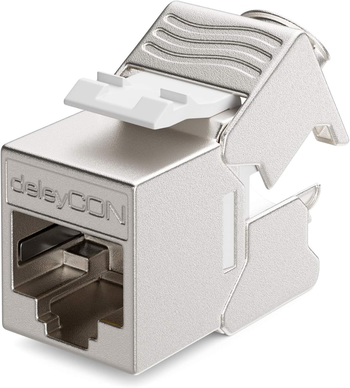 deleyCON 4x CAT6a MINI Keystone Jack Module Patch Cable Network Cable ...