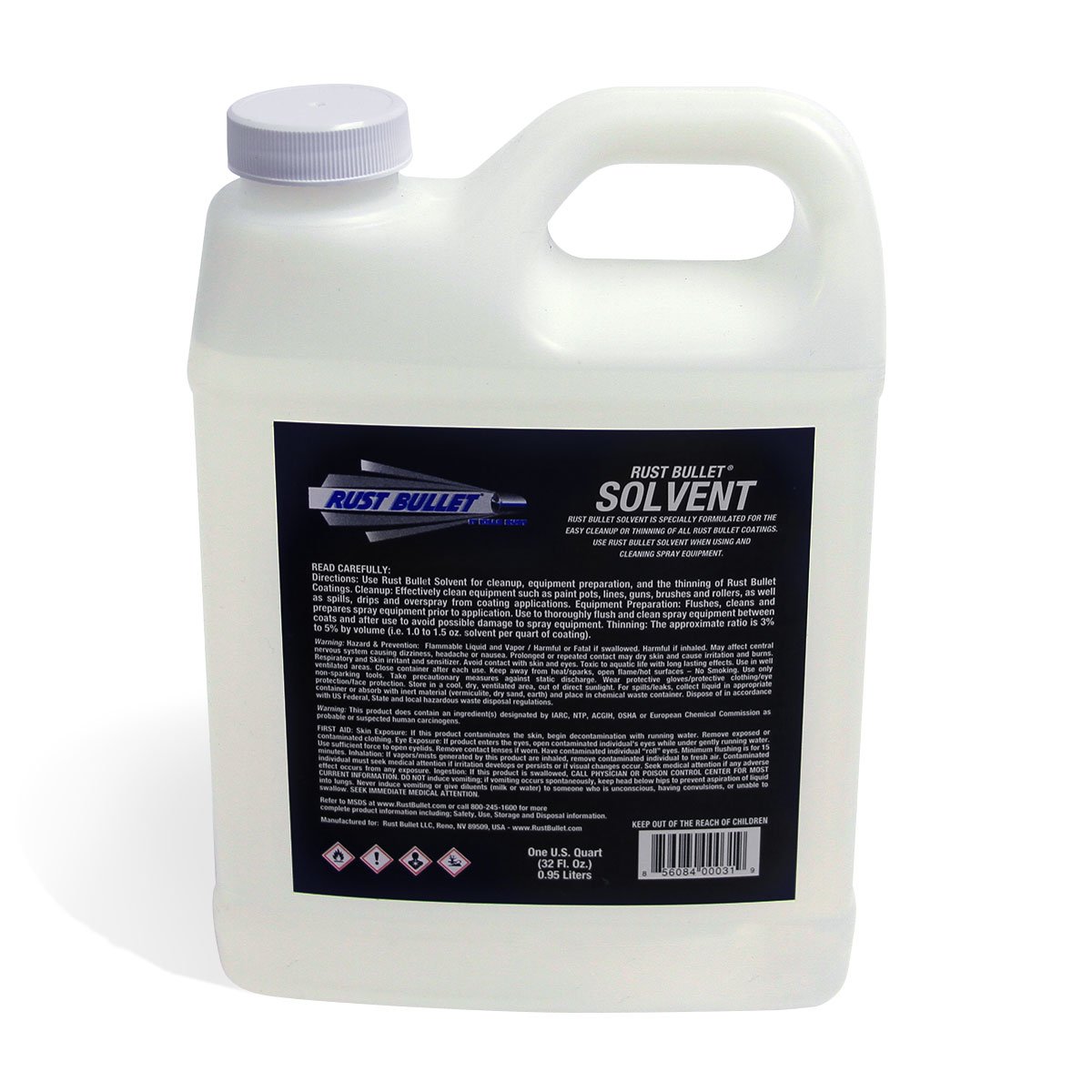 Rust Bullet RBA53 Automotive Rust Inhibitor Paint, 1 Quart Metal Can ...