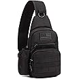 Amazon.com: Protector Plus Tactical Sling Bag Military MOLLE Crossbody ...