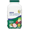Daily Fiber Supplement Chewable Tablets – 90 Count, Sugar-Free Fiber ...