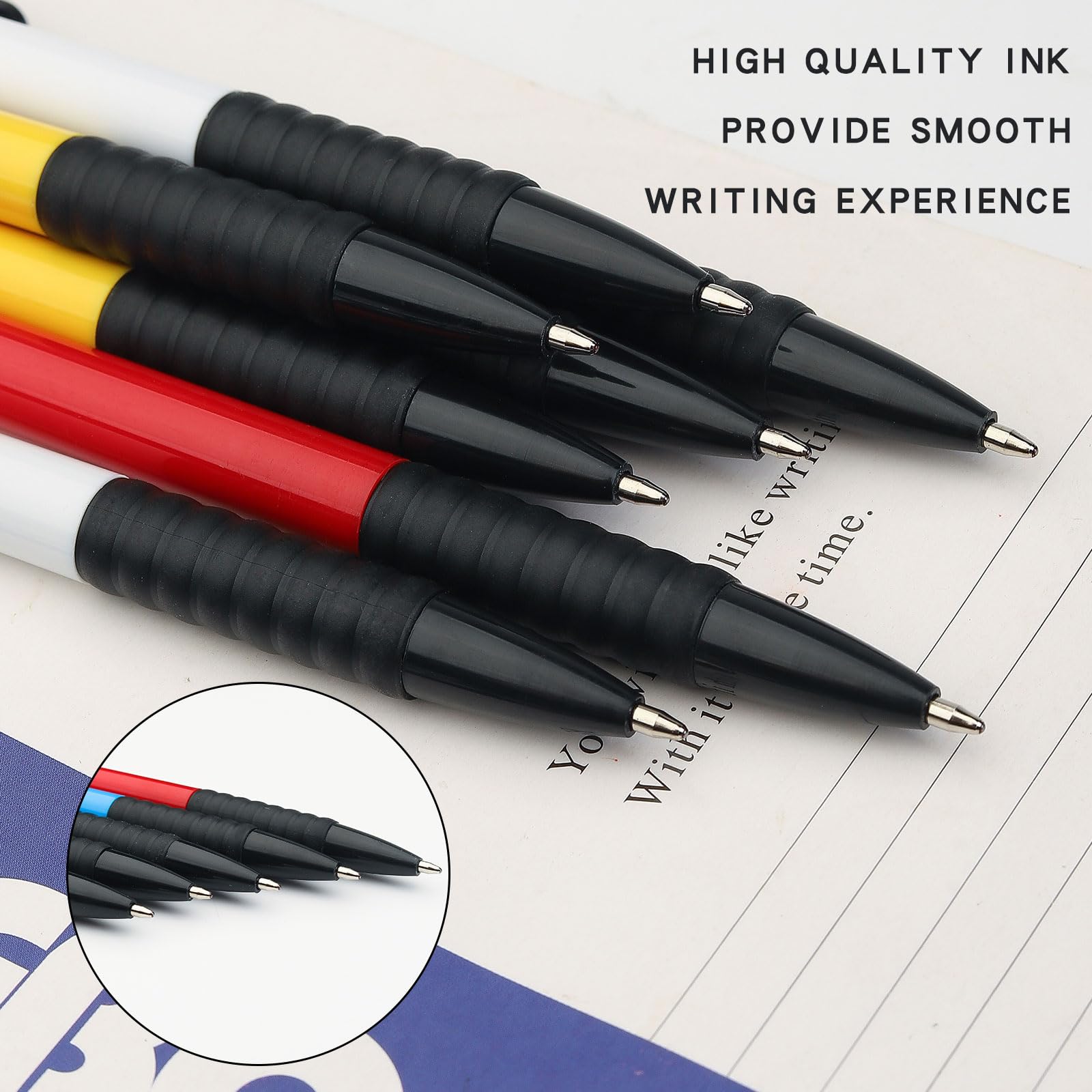 Mua Ballpoint Pens 60 Count Retractable Pens Medium Point 1mm Pen ...