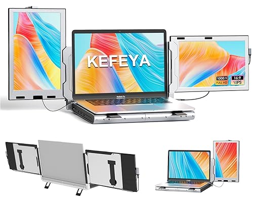 KEFEYA Laptop Screen Extender for 11"-17" Laptop, Upgraded 360 ...