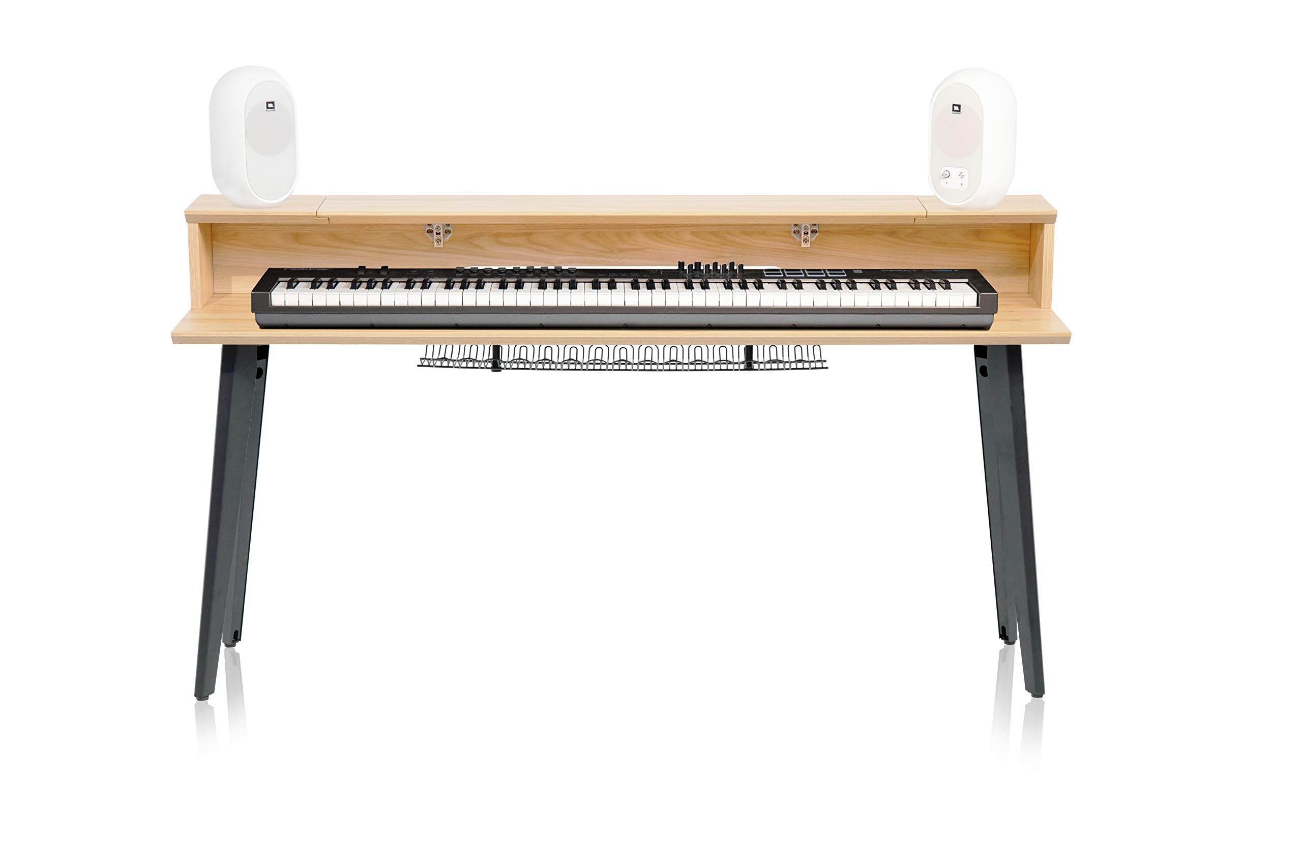 Gator Frameworks Elite Series 88-Note Keyboard Desk With Flip-Top ...