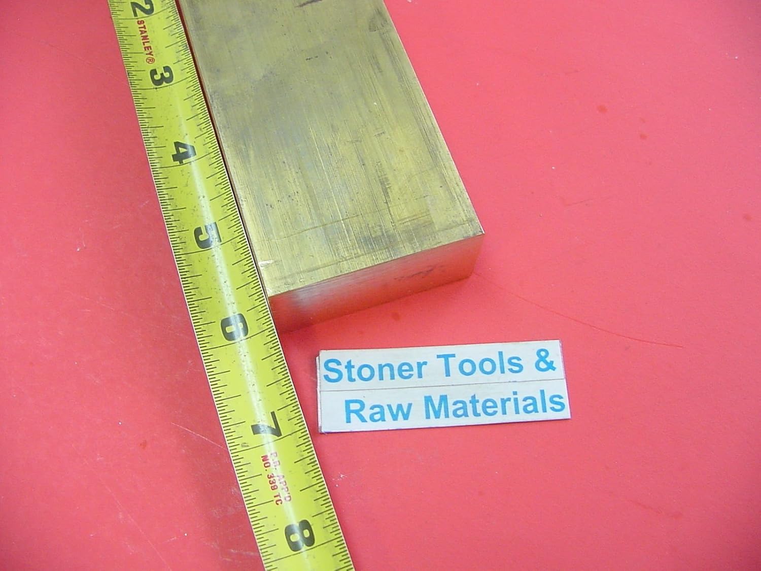 Finish 464 Brass Hex Bar ASTM B21 7/8 Across Flats 12 Length H02 Temper ...