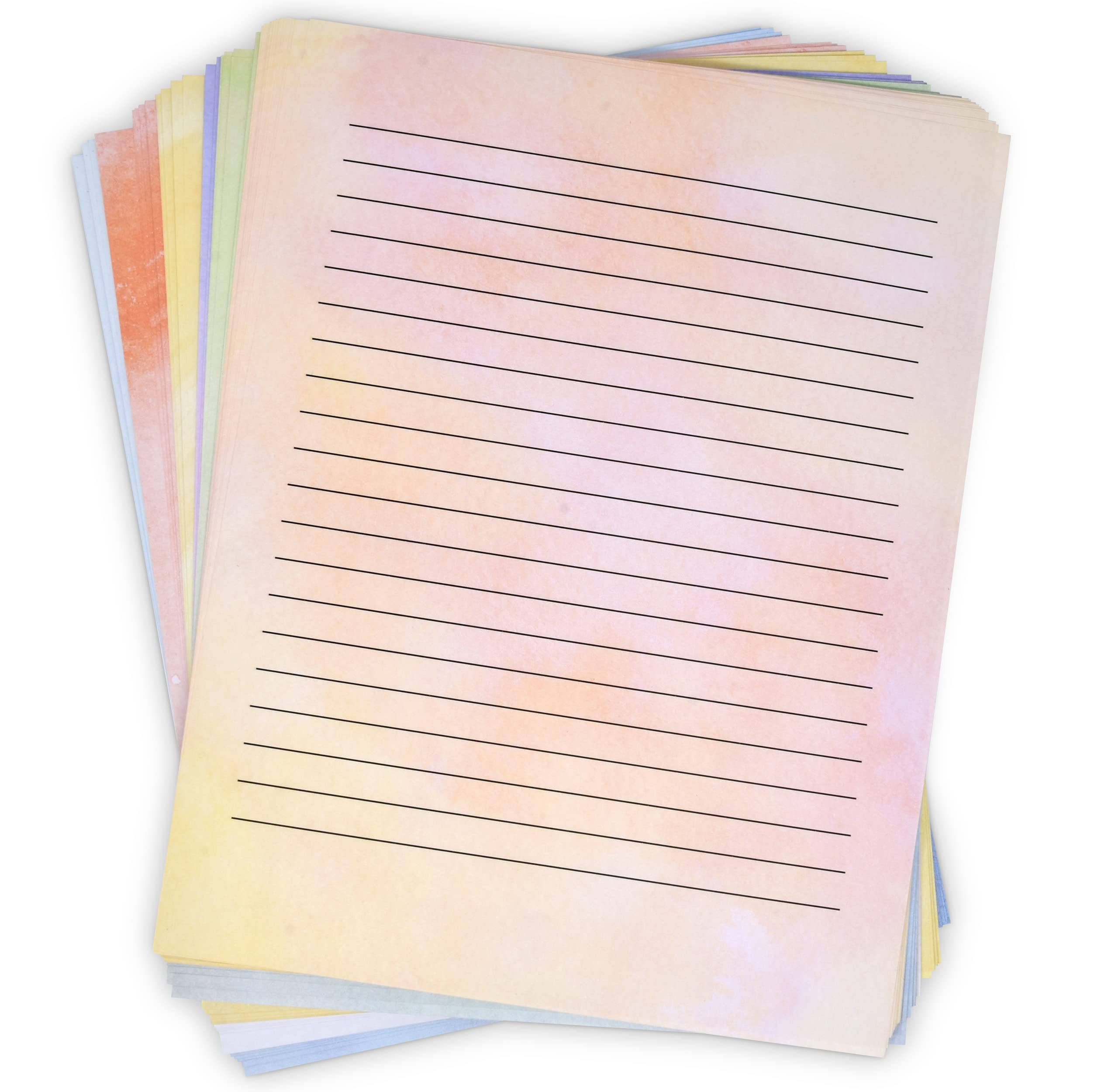 Mua Gift Boutique 120 WaterColor Stationery Paper Set 6 Designs Double ...