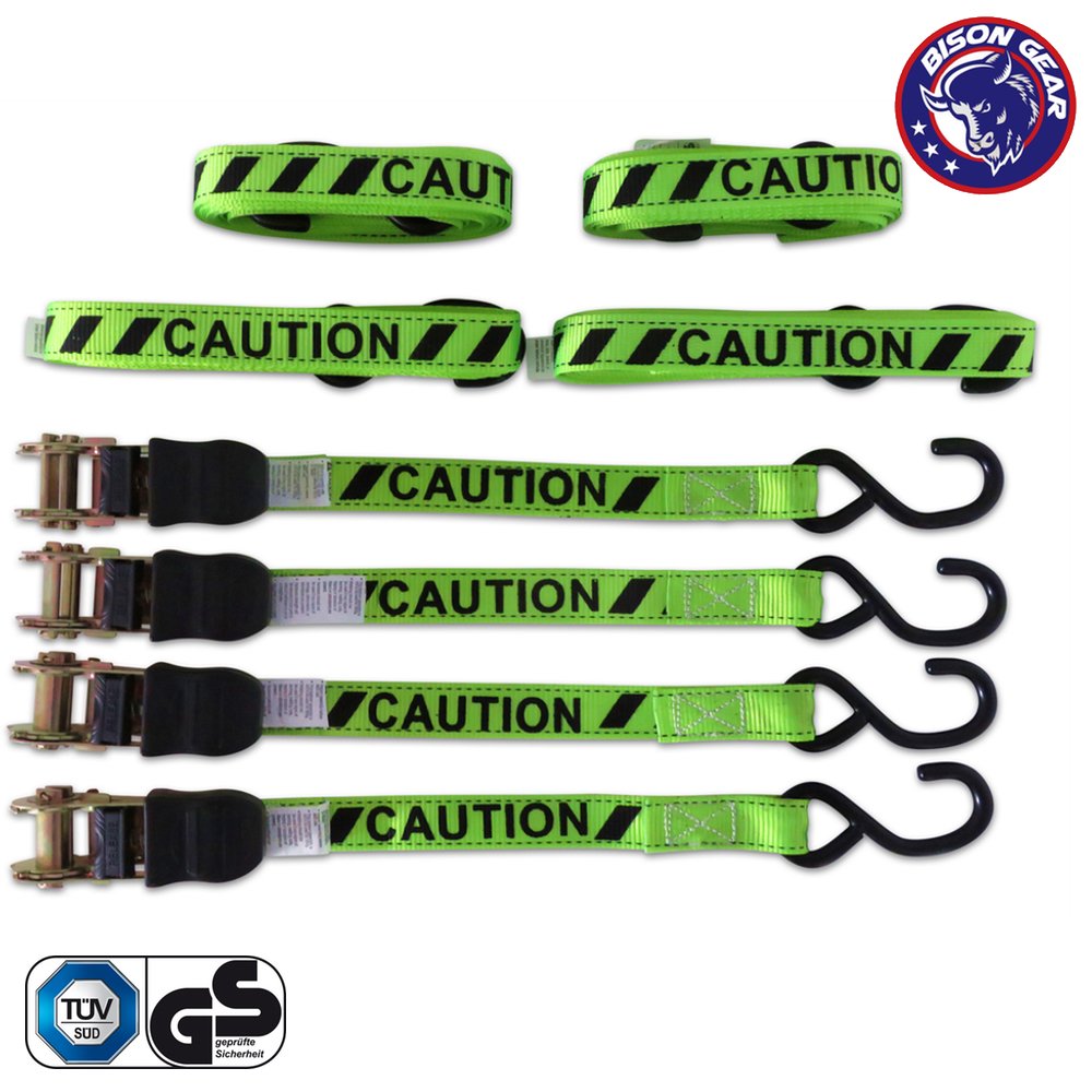 Uline Hivis Ratchet Tiedowns