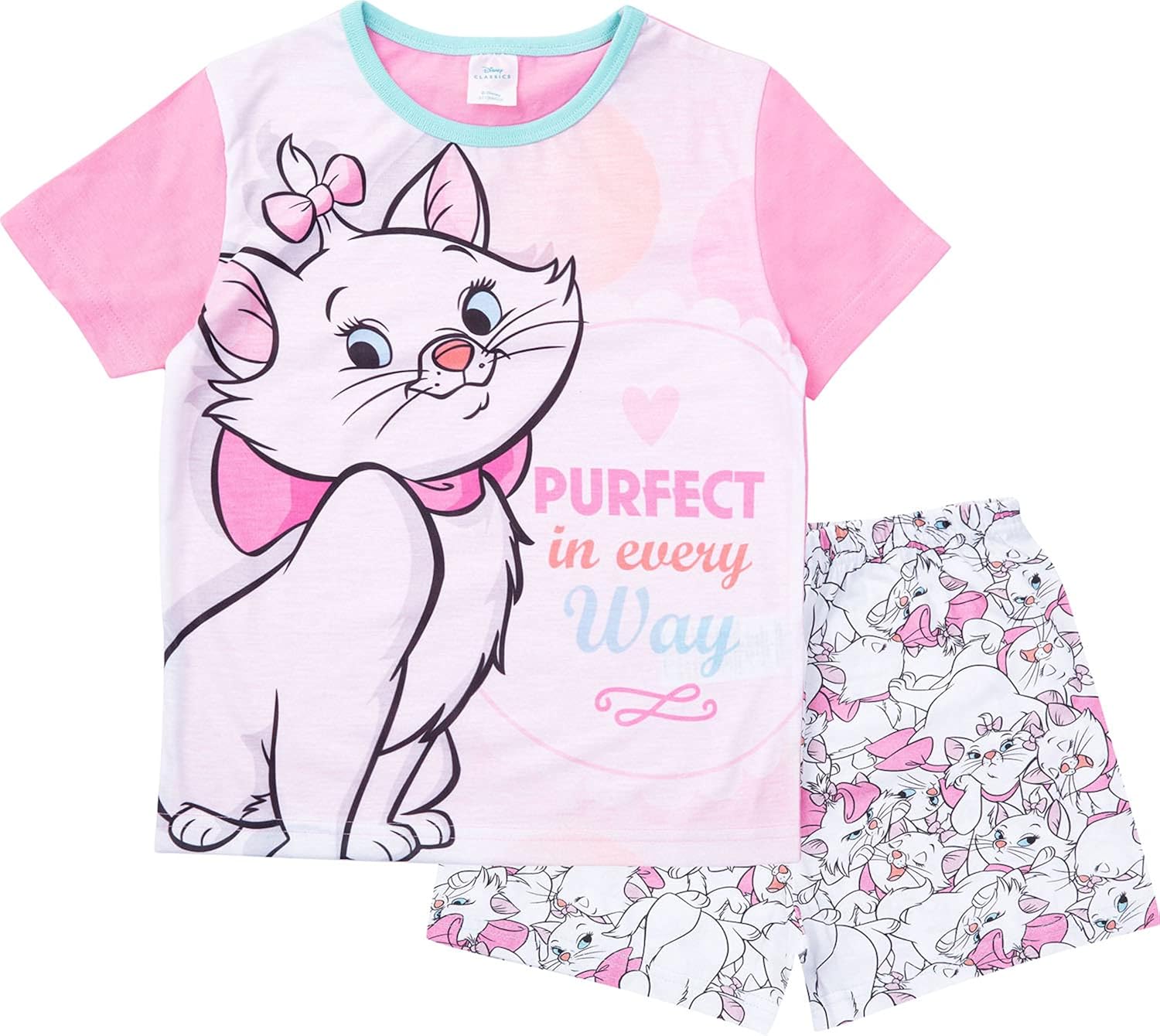 Aristocats Marie Girls Short Pyjamas Ages 3 to 10 Years: Amazon.co.uk ...
