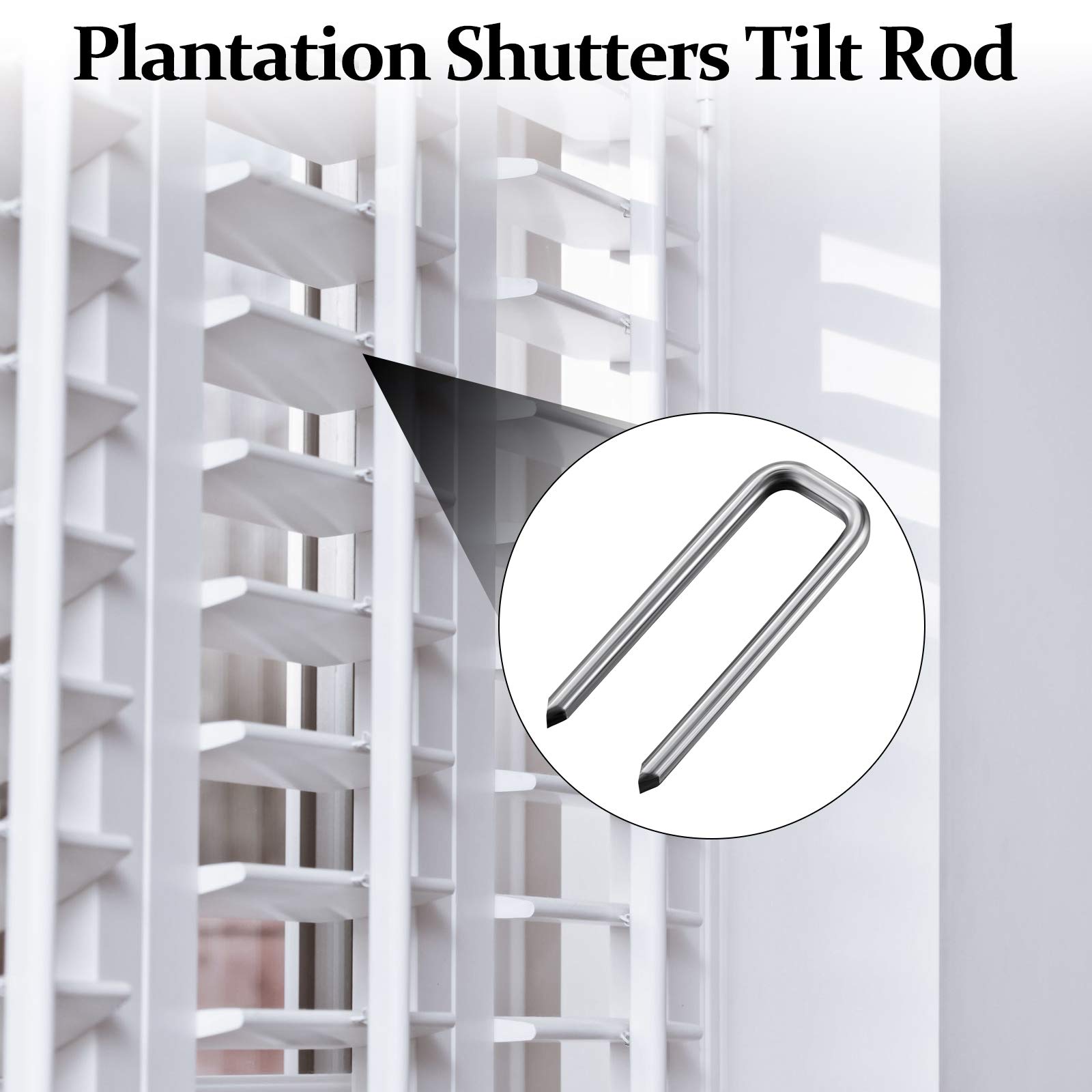 Mua Jetec 40 Pieces Plantation Shutter Repair Kit Replacement Louvers ...