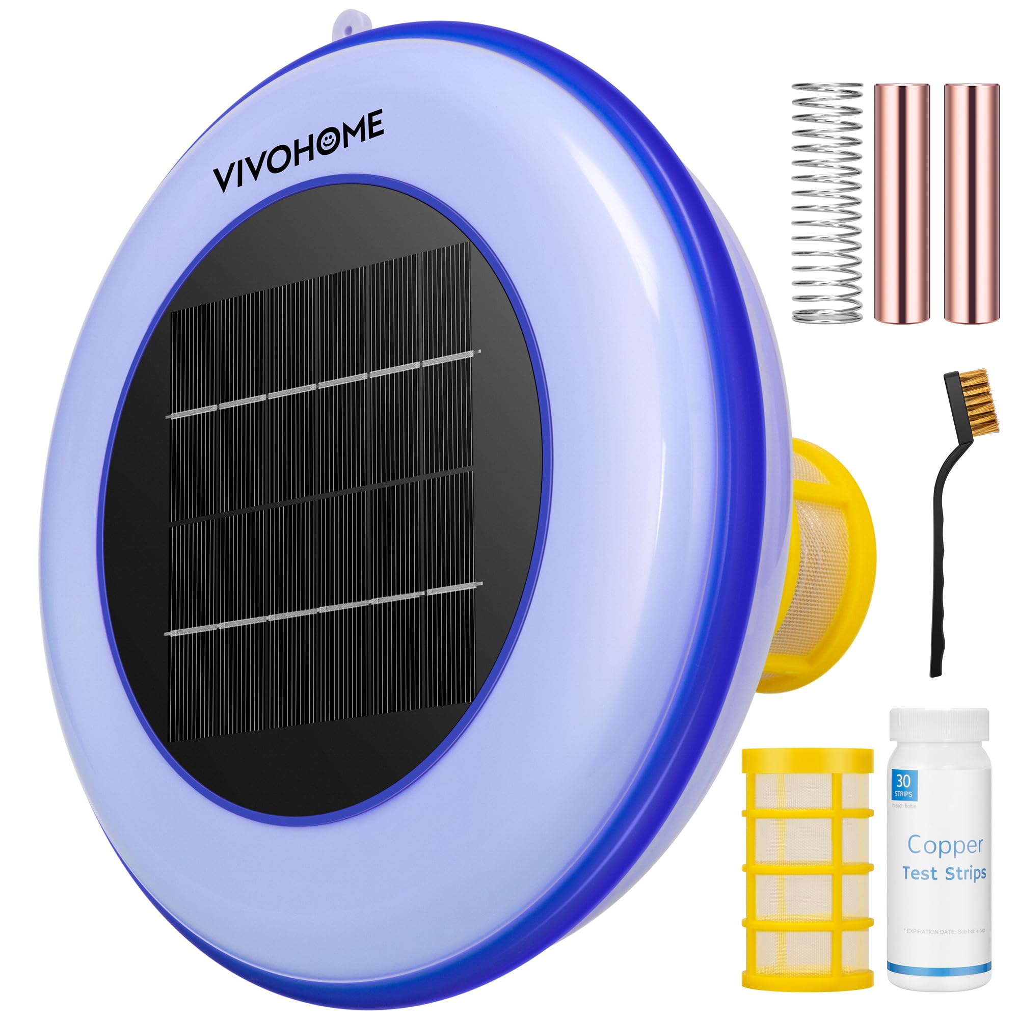 VIVOHOME Solar Pool Chlorine-Free Sun Shock & Water Purifier Automatic ...
